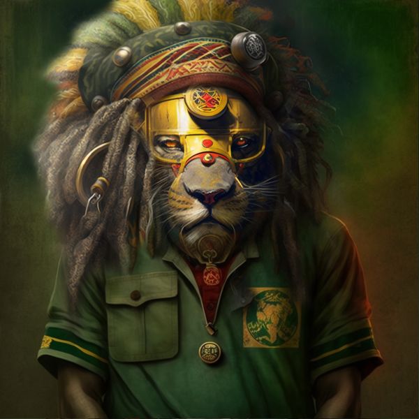 Lion With Dreads Wallpaper