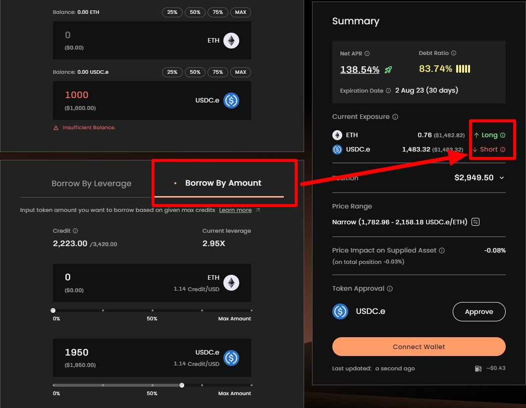 What in the world?🤯 ️You can supply $10k ARB/USDC on $UNI and get exposure to $42k+ with ...