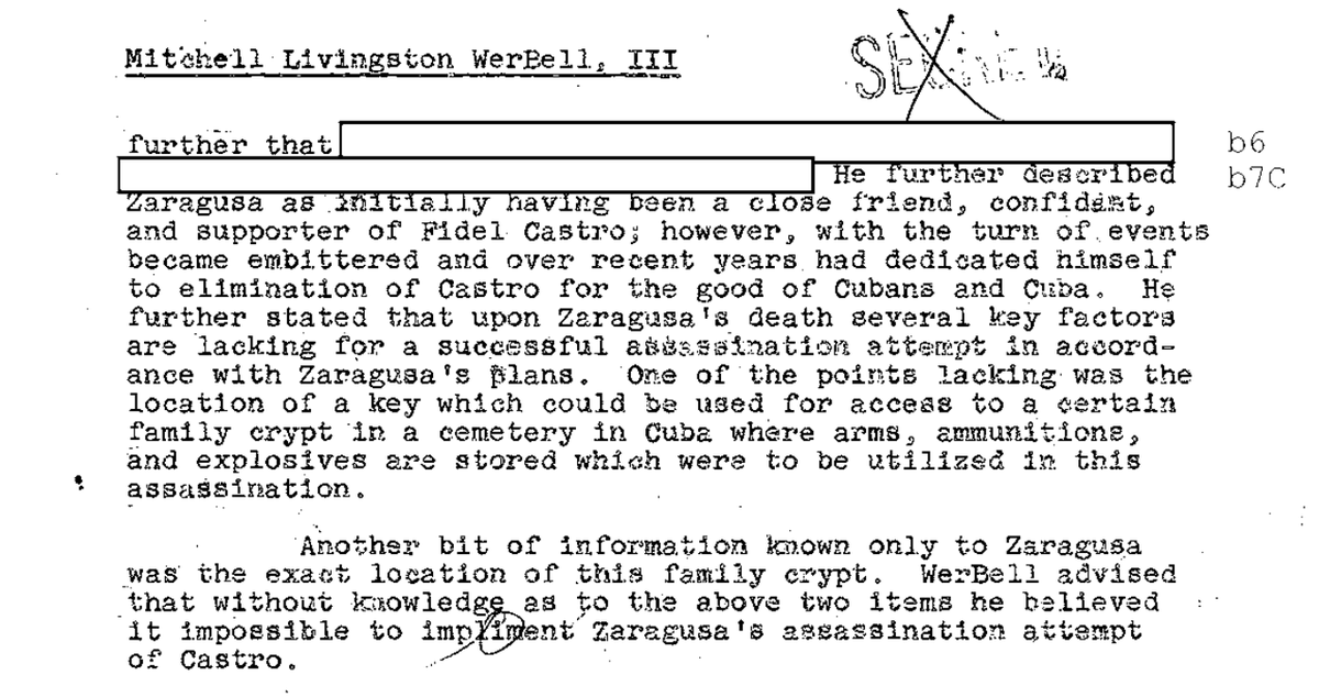 Good morning. The FBI posted a partial file on Mitch WerBell III ...