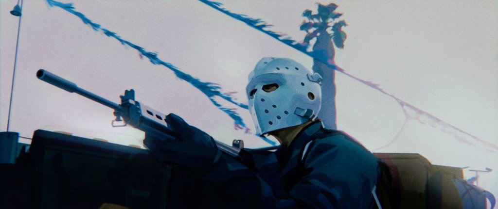 Heat 1995 Hockey Mask
