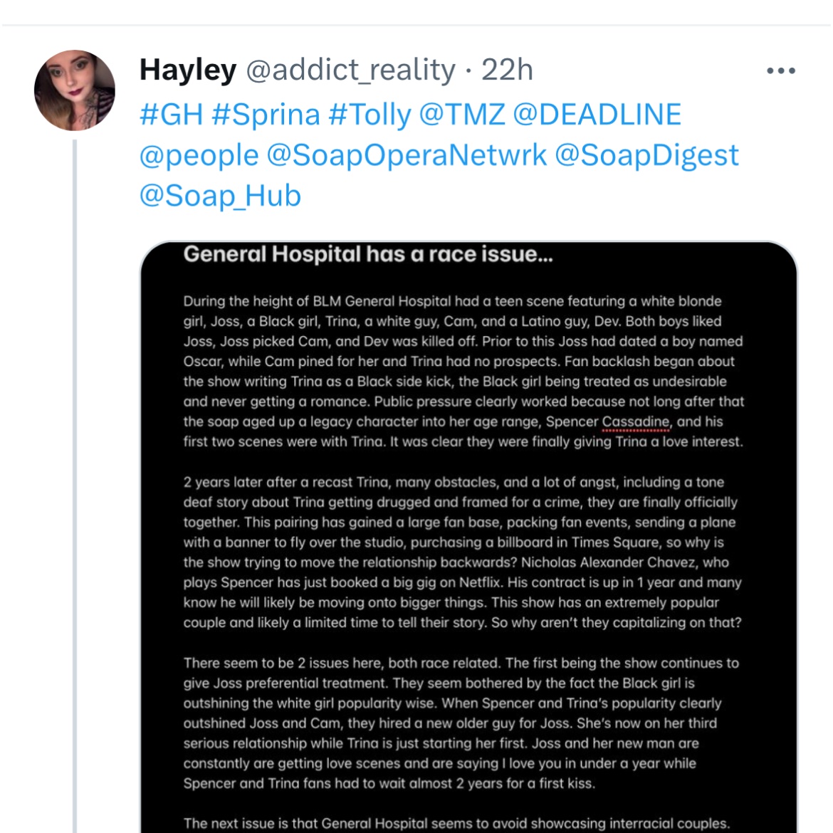 Jex Dawn On Twitter Hayley The Crazy The Sprina Fanbase All Of Them Are Toxic Now Tagging