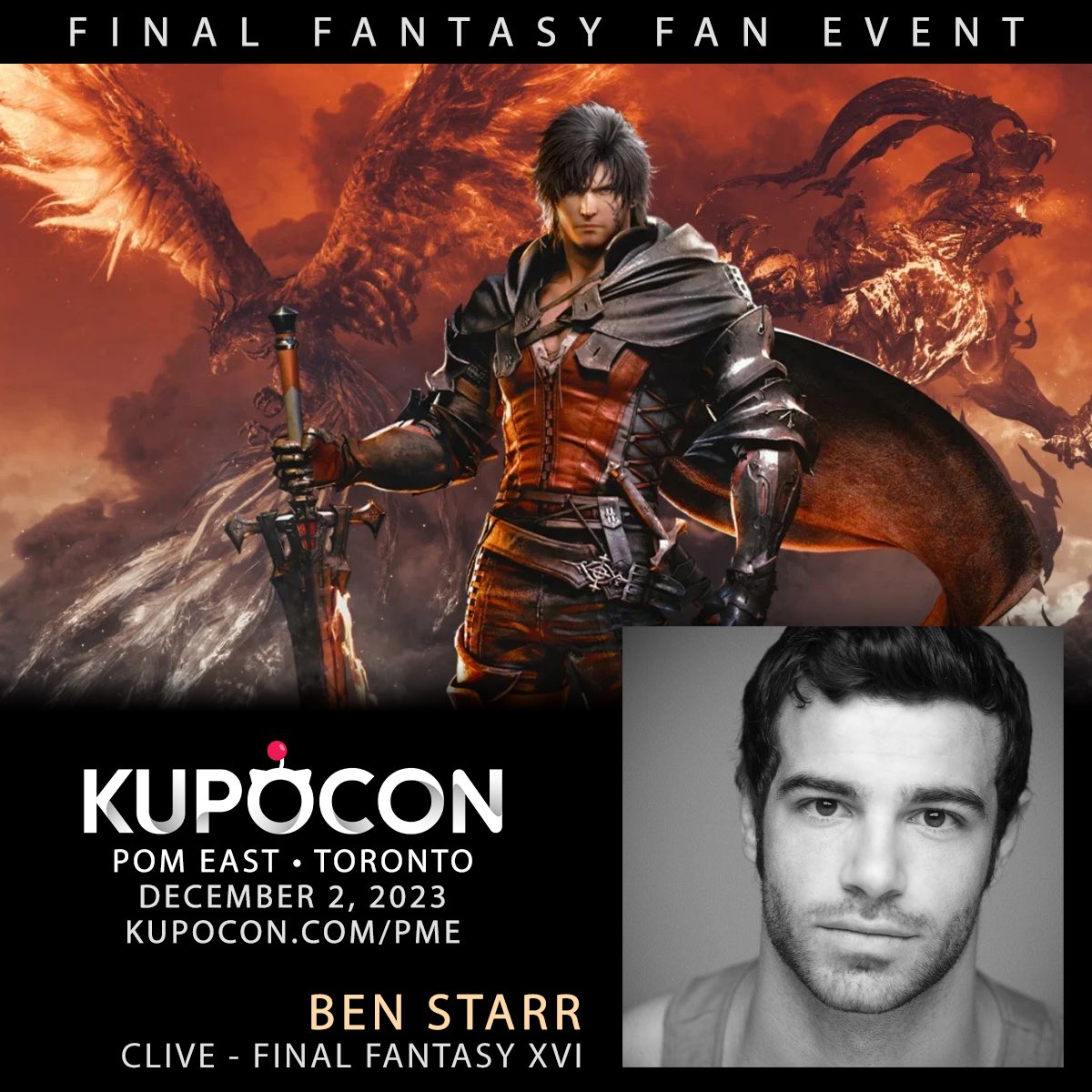 KupoCon on Twitter: "We’re delighted to announce that @The_Ben_Starr, the voice of Clive in ...