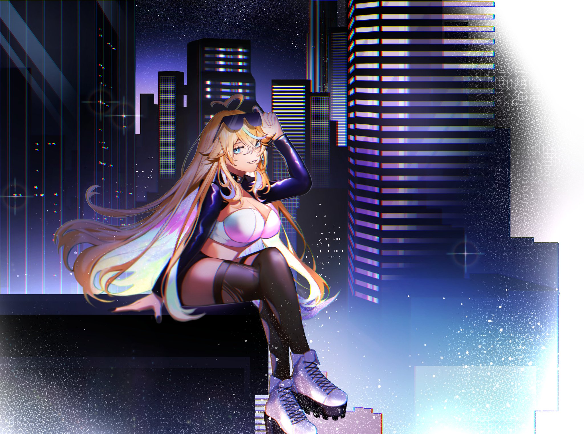 TAI on Twitter: "Splashart commission for @Arielle_VT !! Thank you so much for letting me draw ...