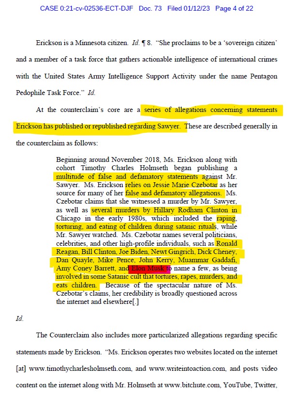 William Coffin on Twitter: "2/ Ms. Erickson, and others that she encouraged, were sharing this ...