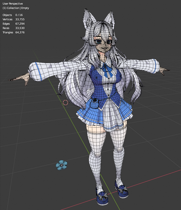 RainHet ~*~ VRC/Vtube Comms Open ~*~ on Twitter: "For the nosey people, here's the poly count ...