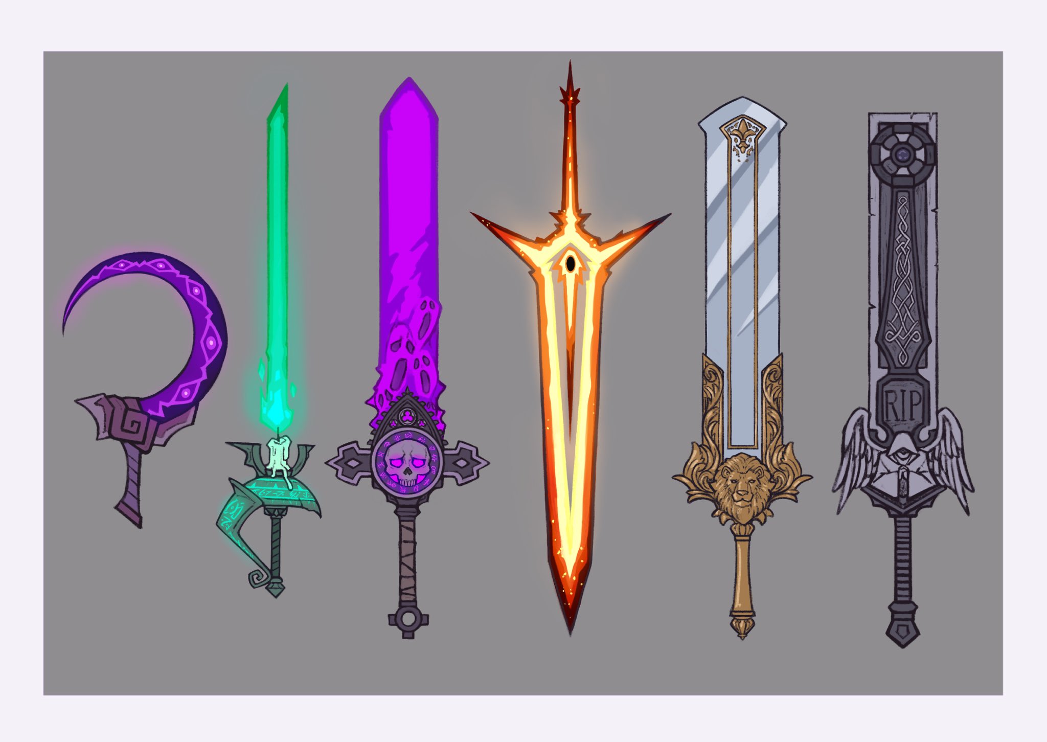Cool Anime Sword Designs