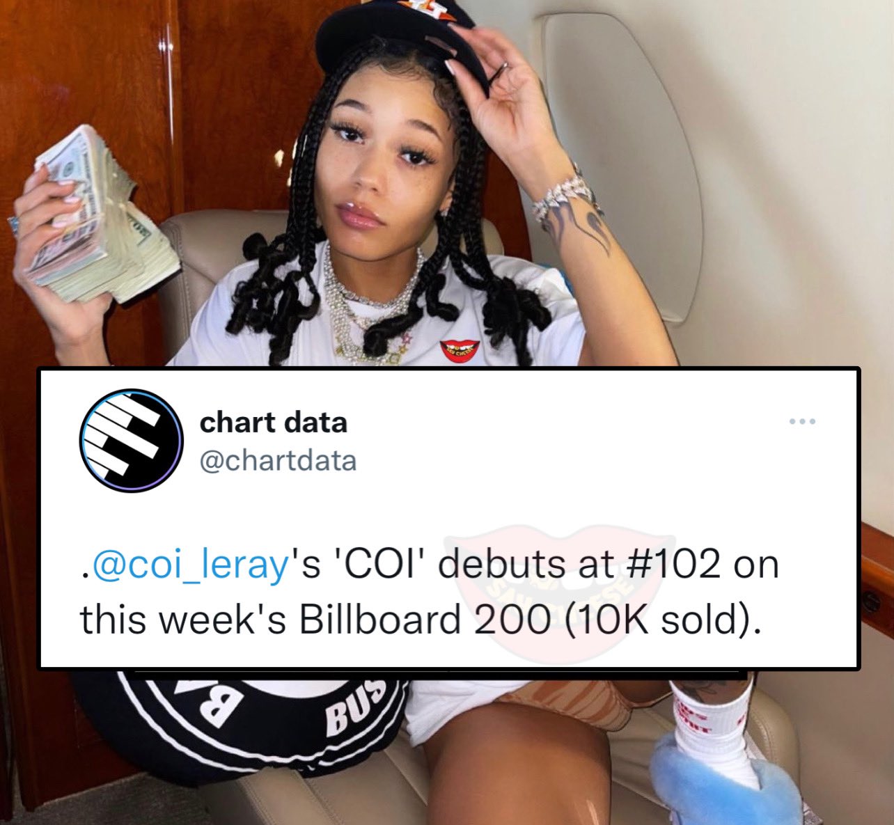 Say Cheese ππ§ On Twitter Coi Lerays Album βcoi Sells 10k Copies