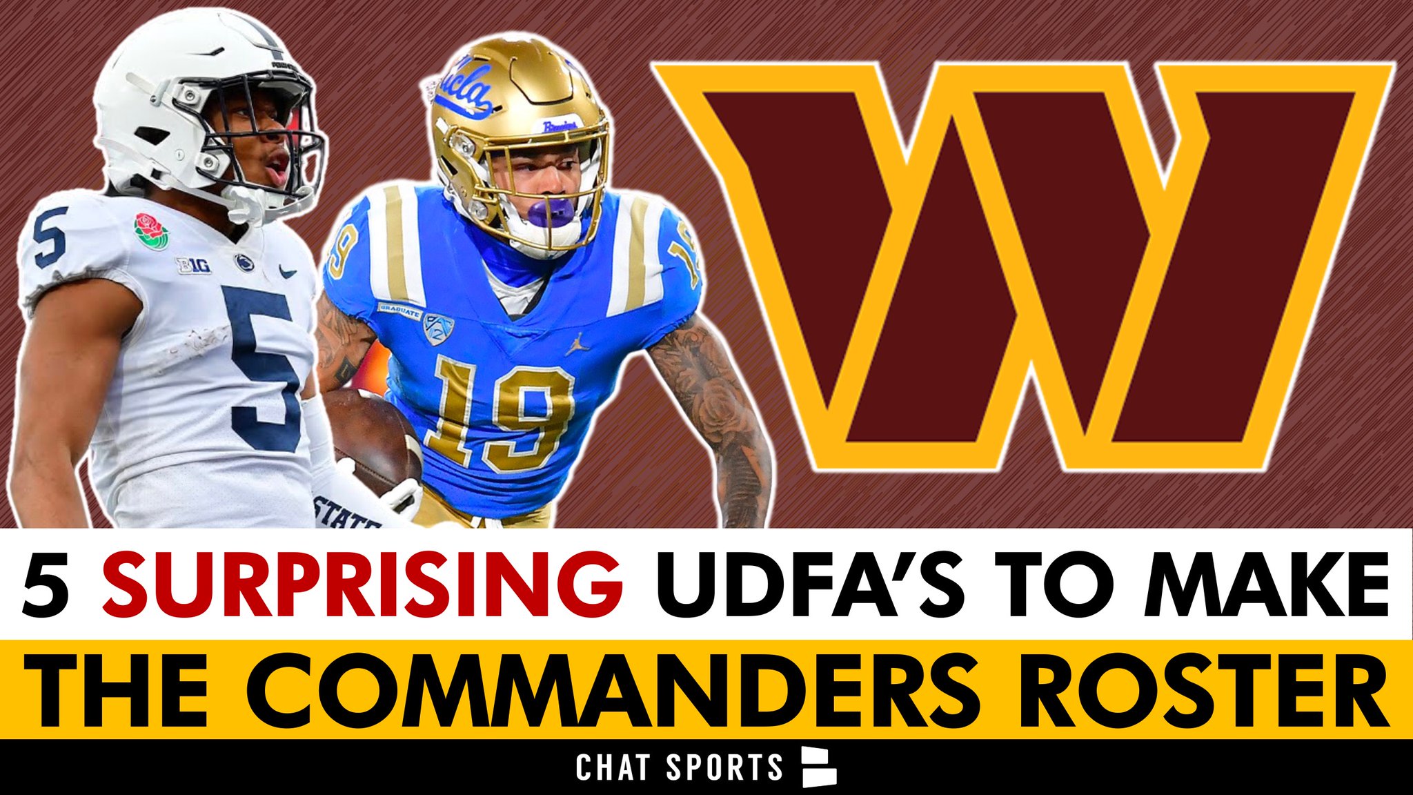 Jack Sperry on Twitter: "Which Commanders UDFA's have the best chance of making the final 53-man ...