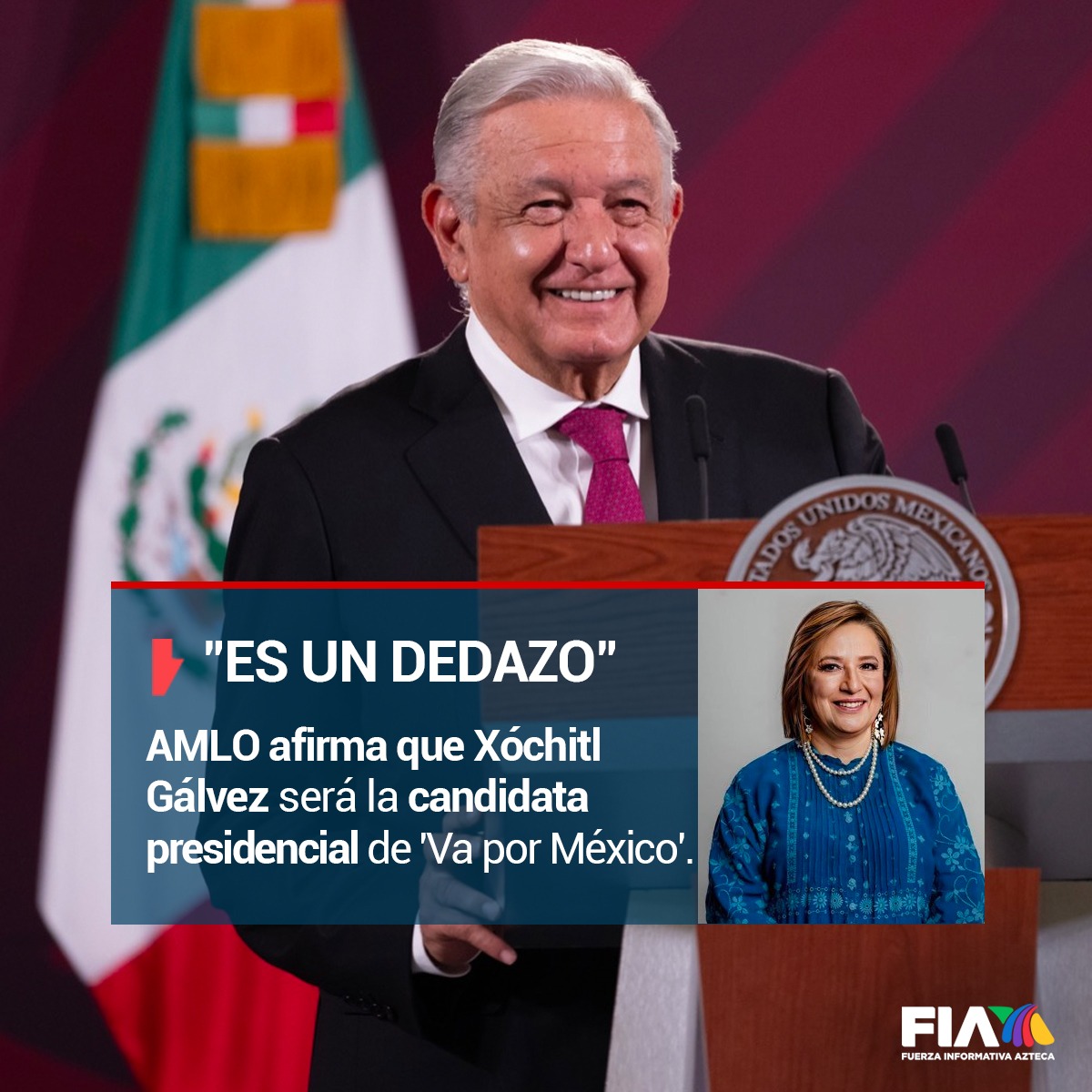 Fuerza Informativa Azteca on Twitter: "El presidente @lopezobrador_ dio a conocer quién ...