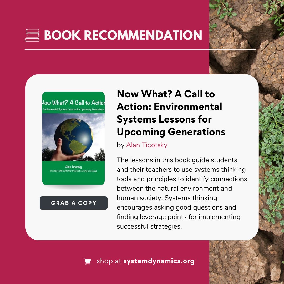 System Dynamics Society on Twitter: "📖 BOOK RECOMMENDATION ️ Now What? A Call to Action ...