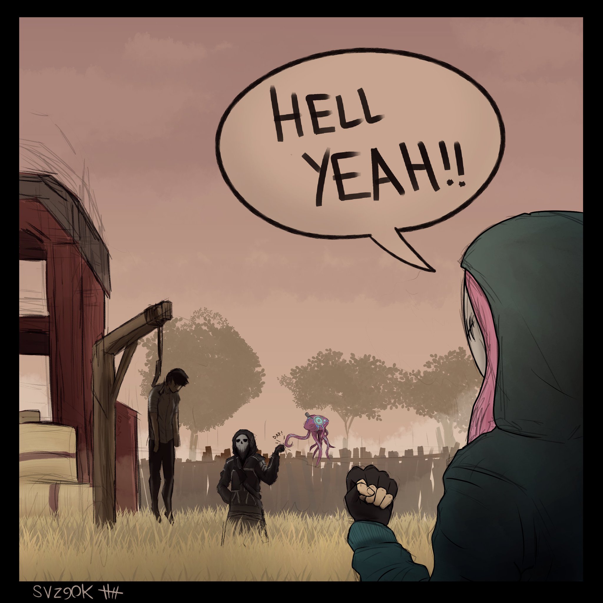 SVZ on Twitter: "That was some Bot BeHaVioR. #DeadbyDaylight #dbdfanart #dbd https://t.co ...