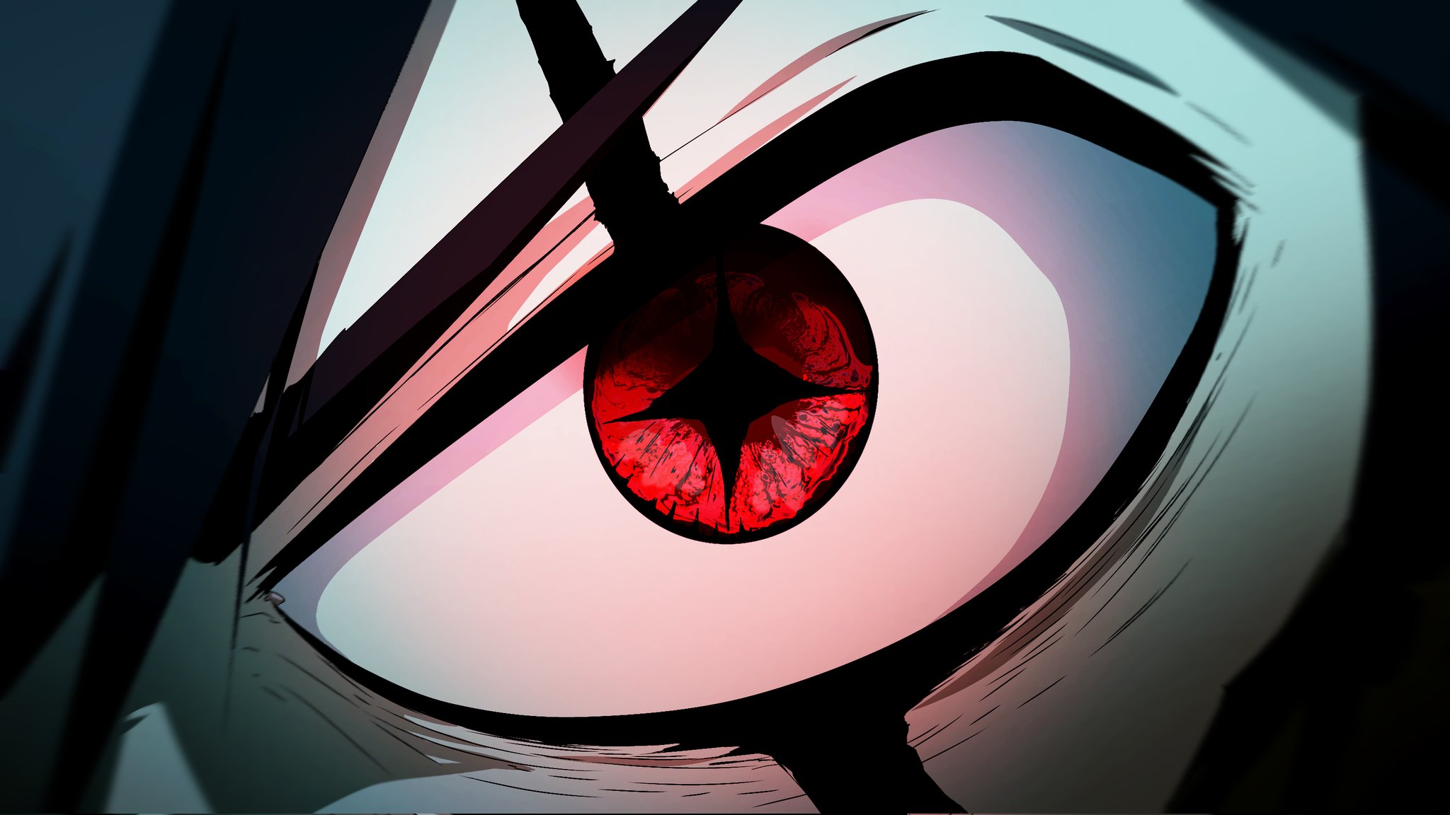 Sasuke Sharingan Eye Wallpaper