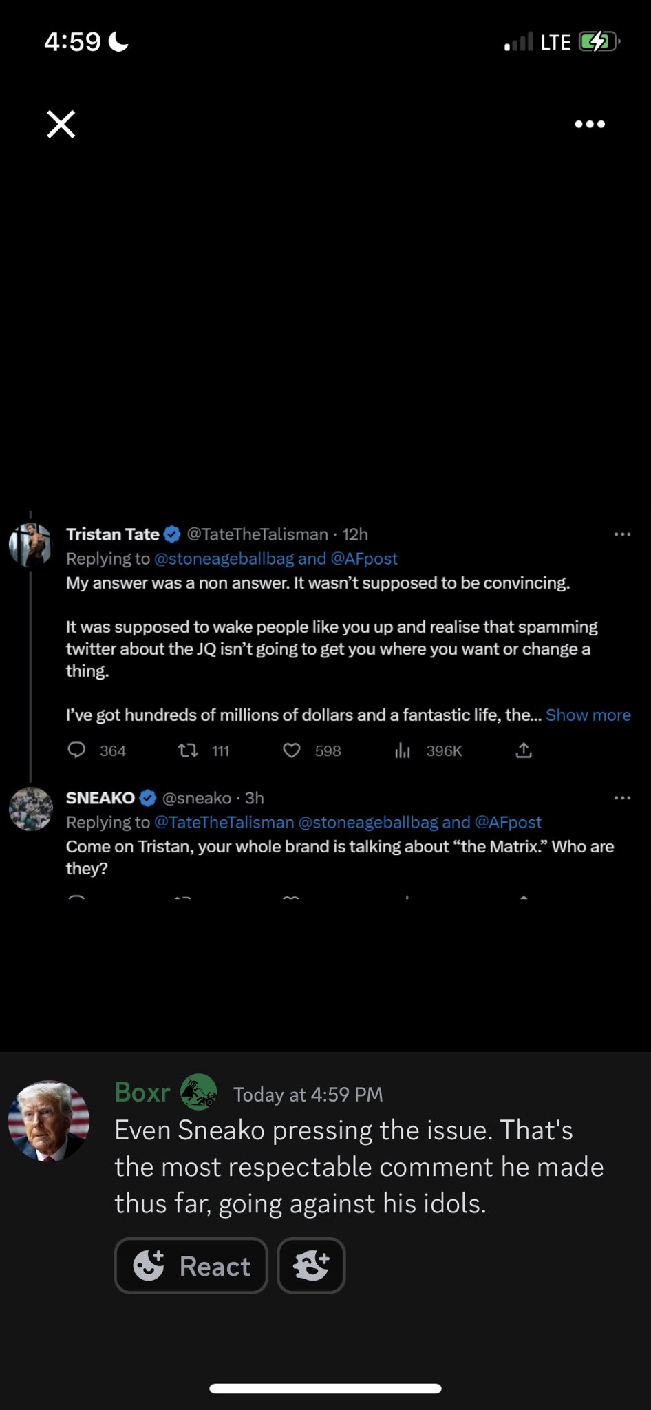 Zherka on Twitter: "@sneako Sneako became 1000x more Masculine and Based when he hung out with ...