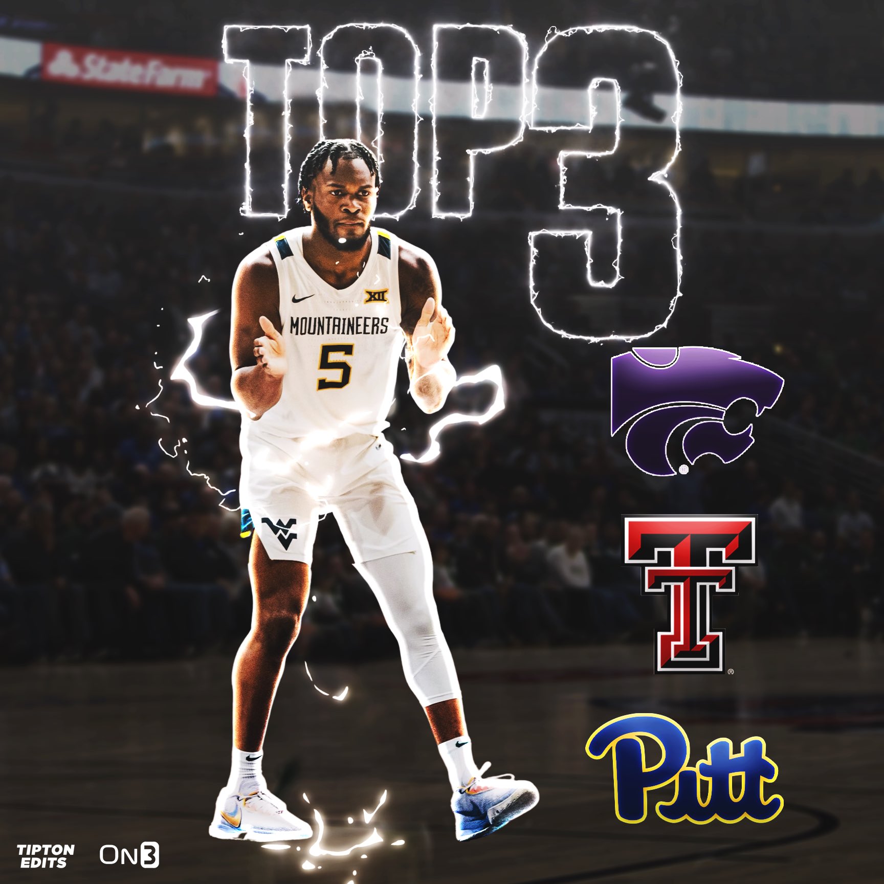 Joe Tipton on Twitter: "NEWS: West Virginia grad transfer Joe Toussaint tells @On3sports he’s ...