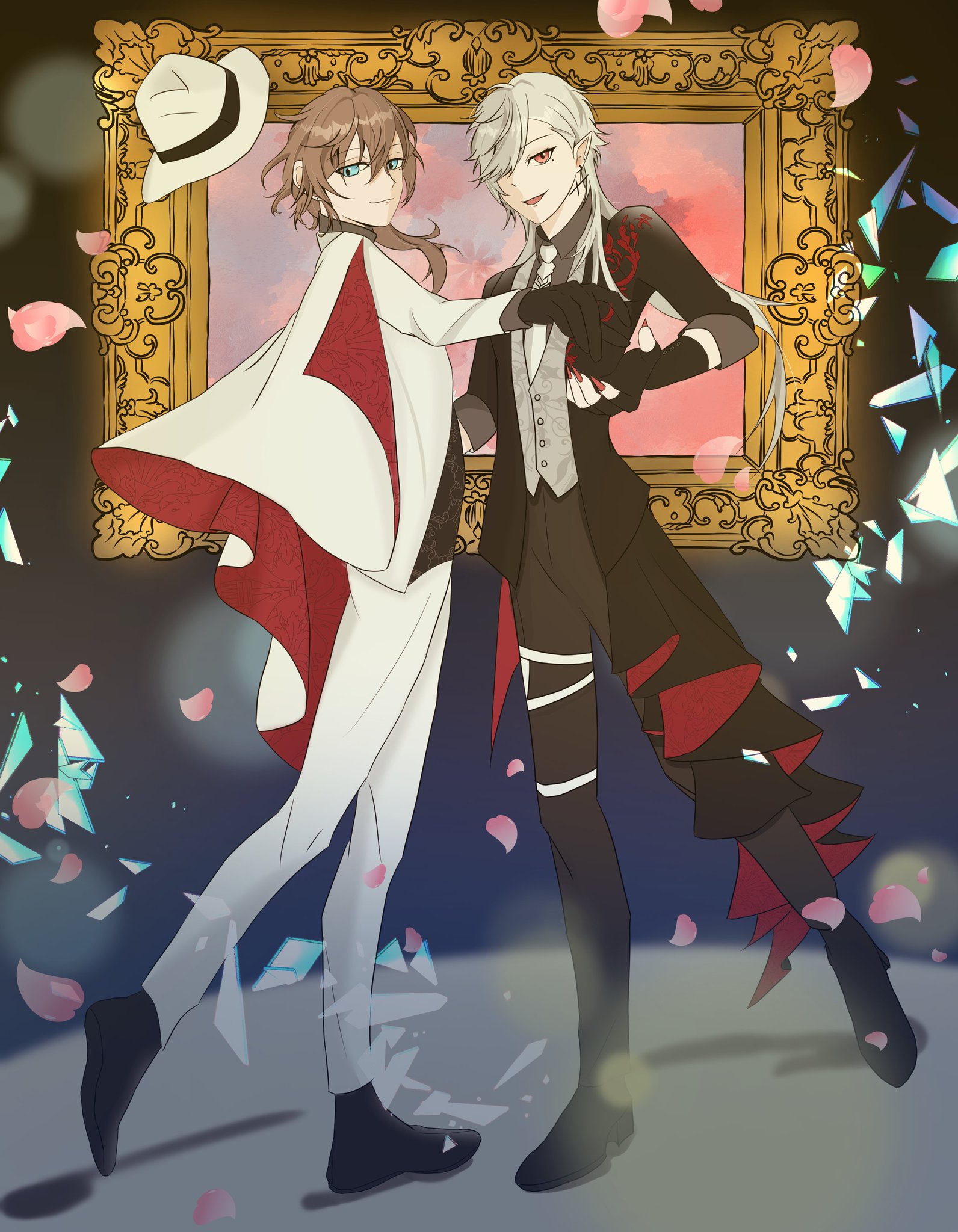 秋 on Twitter: "「二人しかしらないこのロマンス」 #ChroNoiR #KuzuArt #かな絵 #くろのあとりえ https://t.co/0CGRrwZhU4" / Twitter