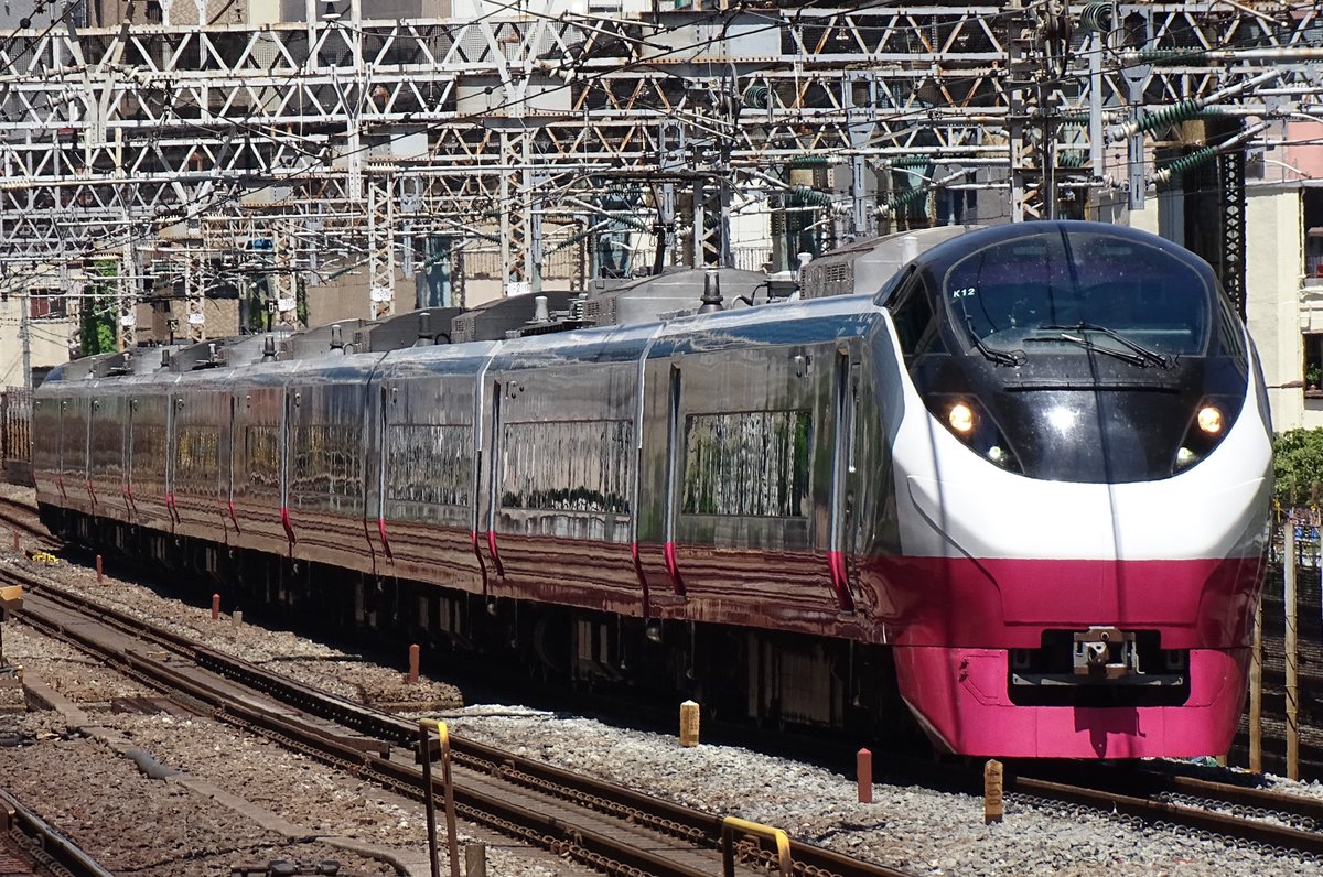 国鉄特急浪漫train・trip号〔庭師のyさん旅情。栄光の185系〕 on Twitter: "動画を撮り終え！最後は大好きなtrain・tripさんと御徒町と田町でE657系K12編成や ...