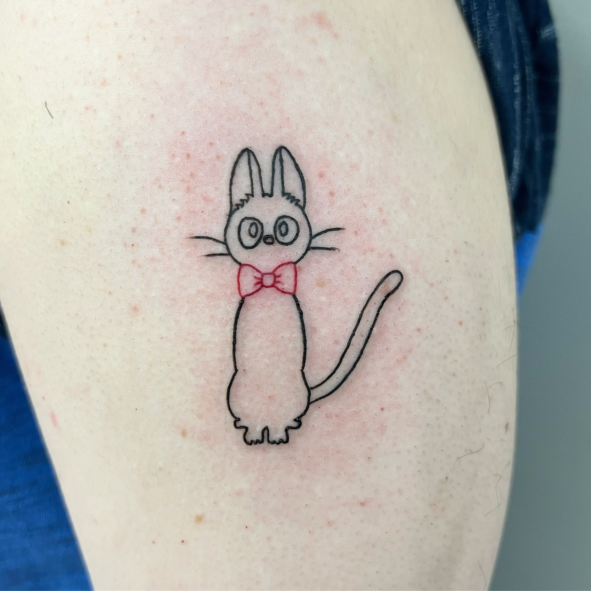 Jiji Kiki Tattoos Jiji The Cat, Done By Mariah At Obscura Tattoo In