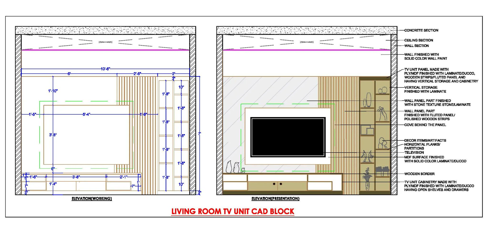 Entertainment Center Cad Blocks TV Stand CAD Block In Dwg , Collection