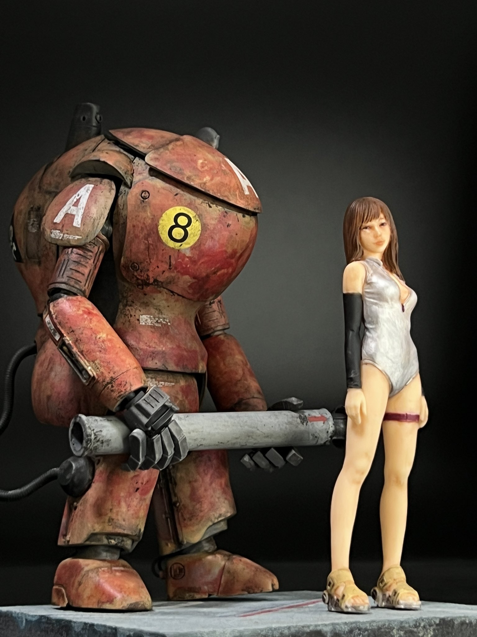 Ma.K_ART on Twitter: "S.A.F.S. Mk.III A8/R8 Wave 1/20 plastic kit by かんざぶろう @Kanzaburo #Art # ...