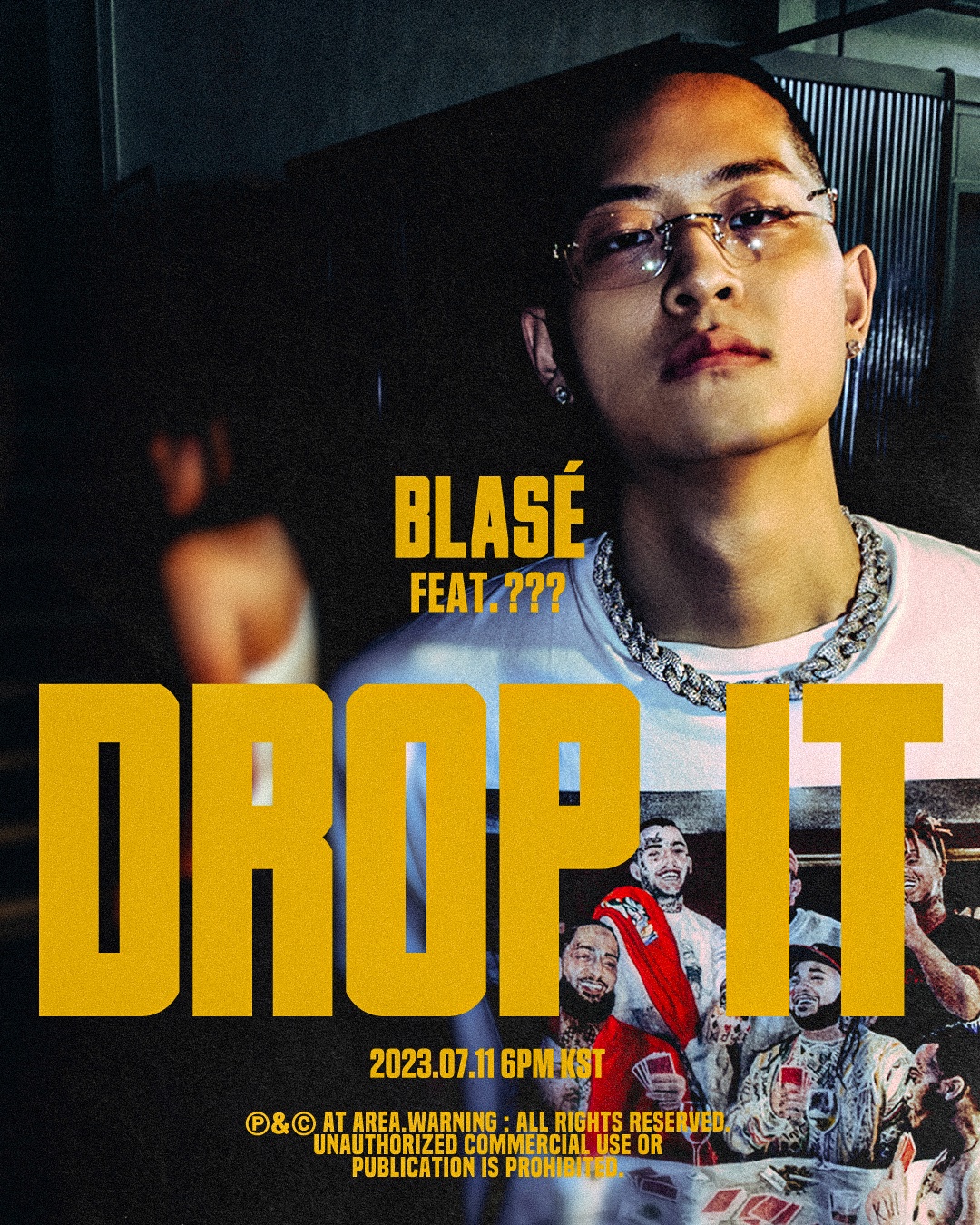 AT AREA on Twitter: "BLASÉ - Drop It (Feat. ???) 2023.07.11 6PM KST D-7 @Blase_Rooftop #BLASÉ ...