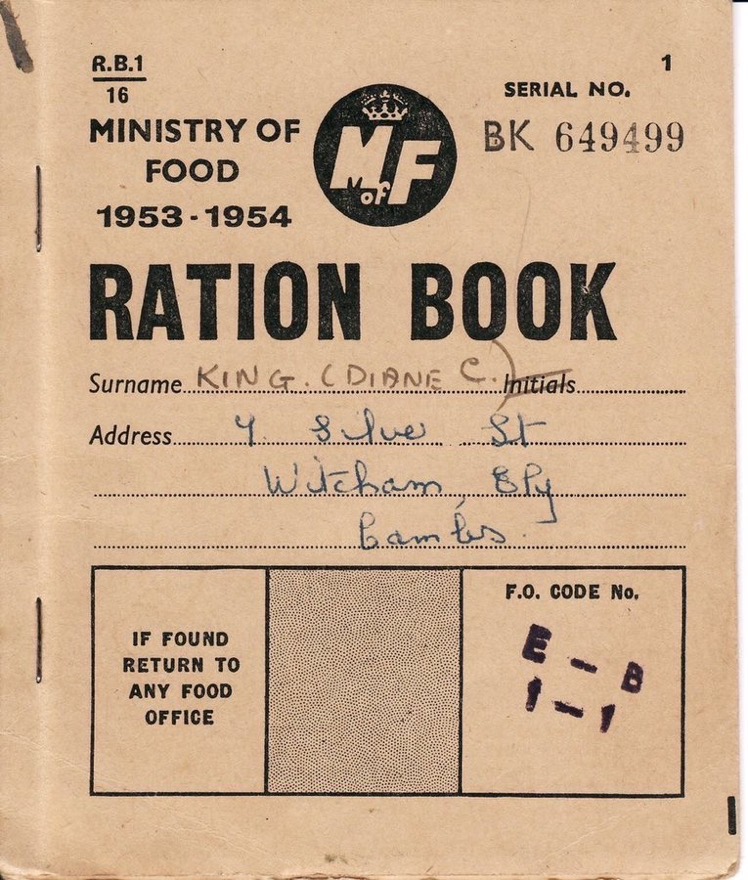 Prof. Frank McDonough on Twitter: "4 July 1954. Food rationing in ...