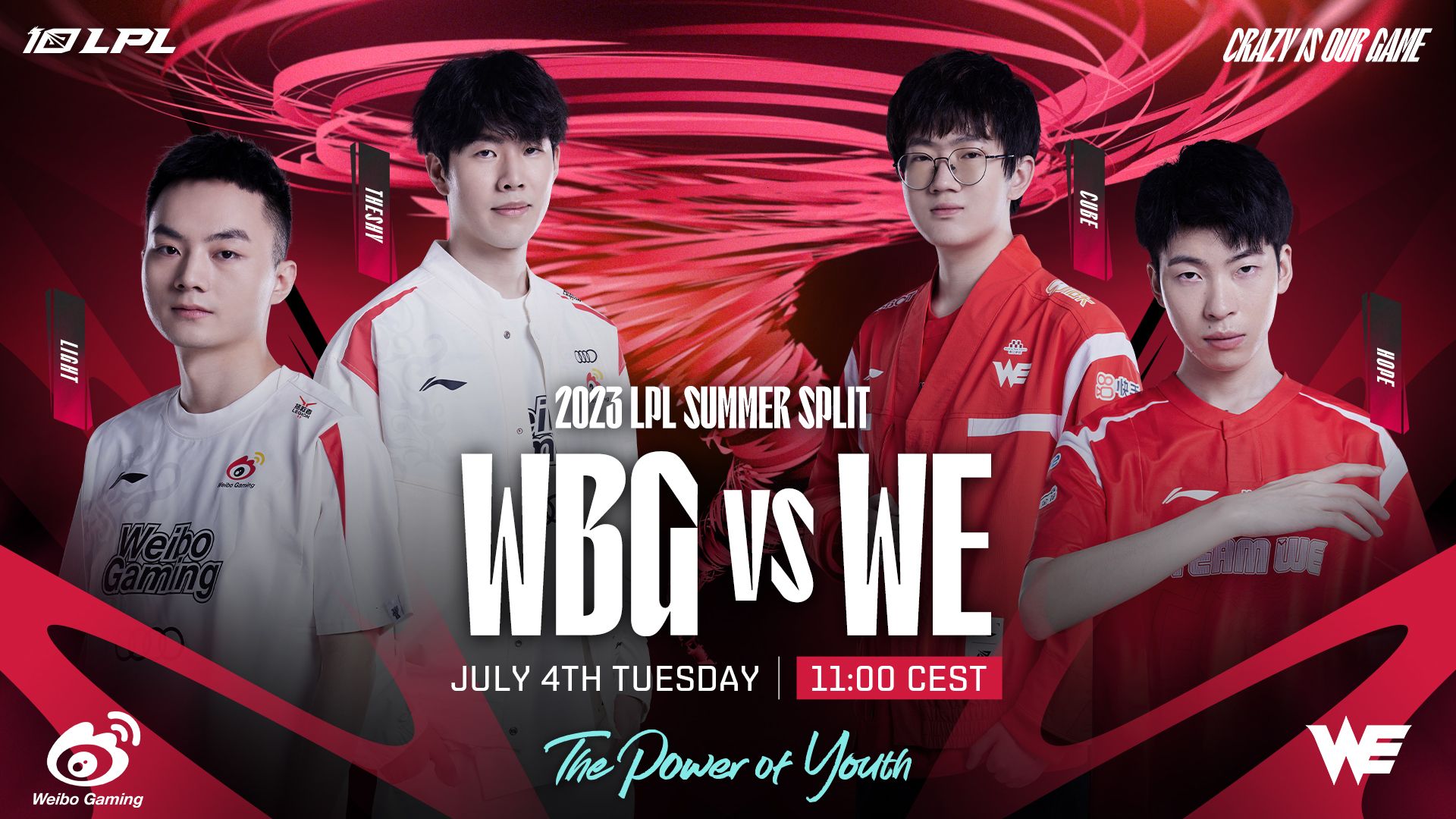 LPL on Twitter: "One down, two more to go! WBG vs WE, starting now! 📺:https://t.co/389bkdbGmk 📺 ...