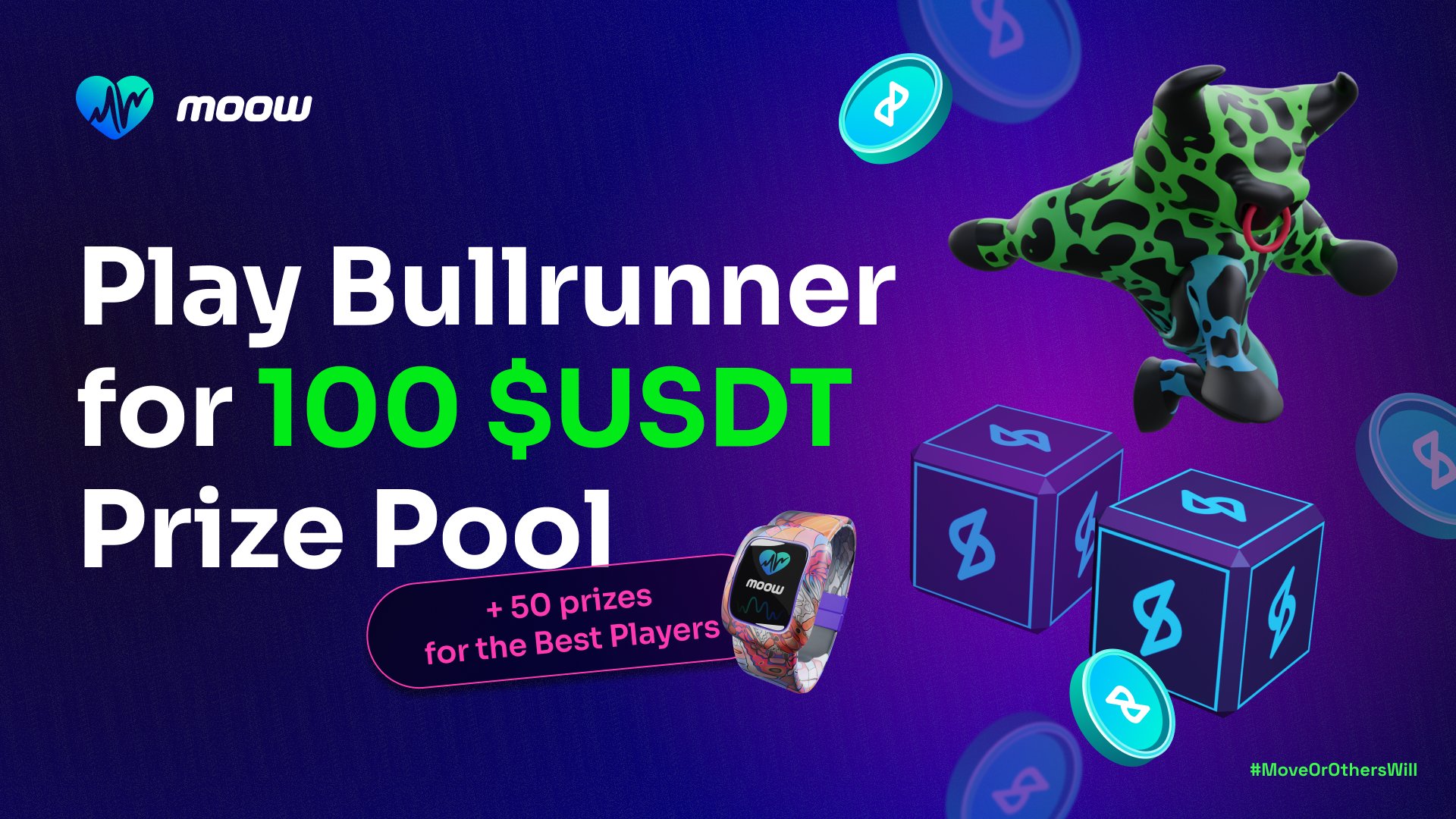 MOOW | Pre-Launch Alpha Phase 2 on Twitter: "🐮 Get ready for the third edition of the Bullrunner ...