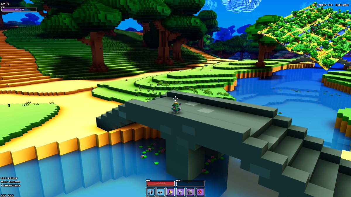 [Wollay Tweet] Working on bridges! : r/CubeWorld
