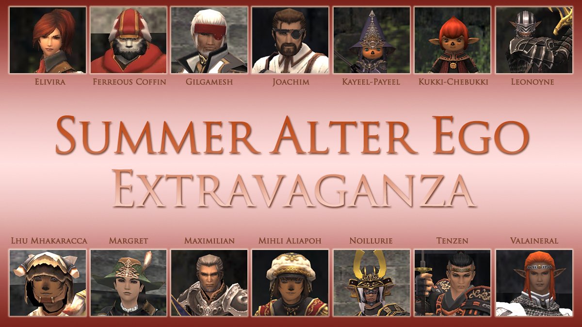 FINAL FANTASY XI on Twitter: "Don’t forget to collect Alter Ego’s during the #FFXI Summer Alter ...