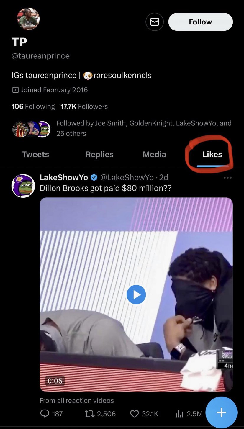 Austin Reaves BR on Twitter: "Taurean Prince curtindo um tweet zoando o salário do Dillon Brooks ...