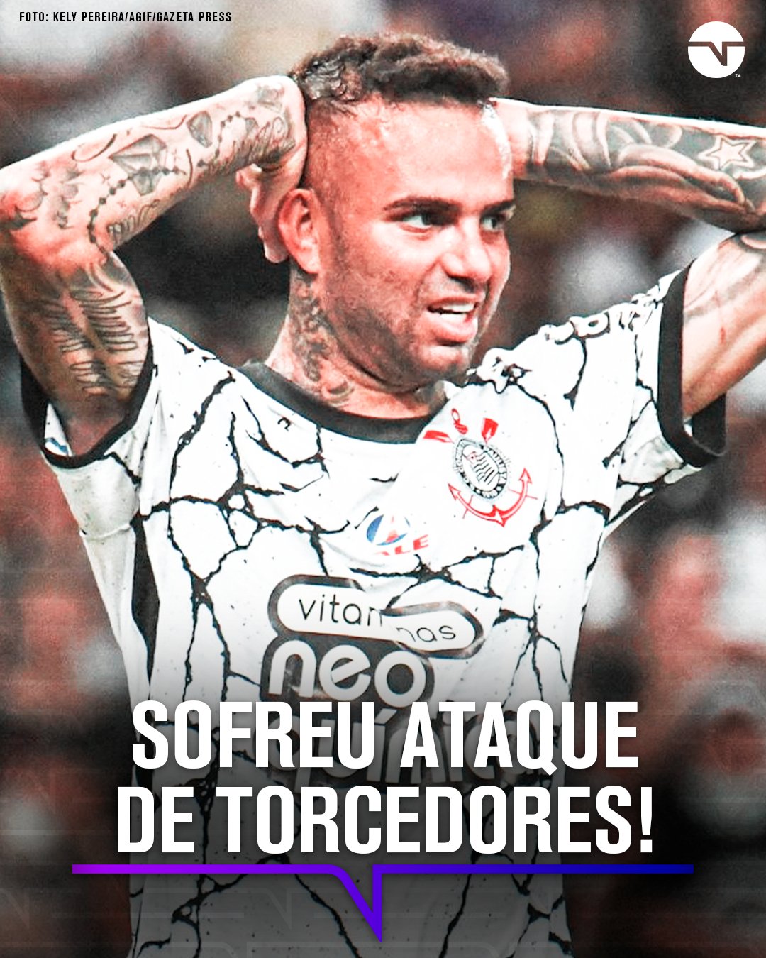 TNT Sports BR on Twitter: "Luan, meia do Corinthians, foi agredido por torcedores durante a ...