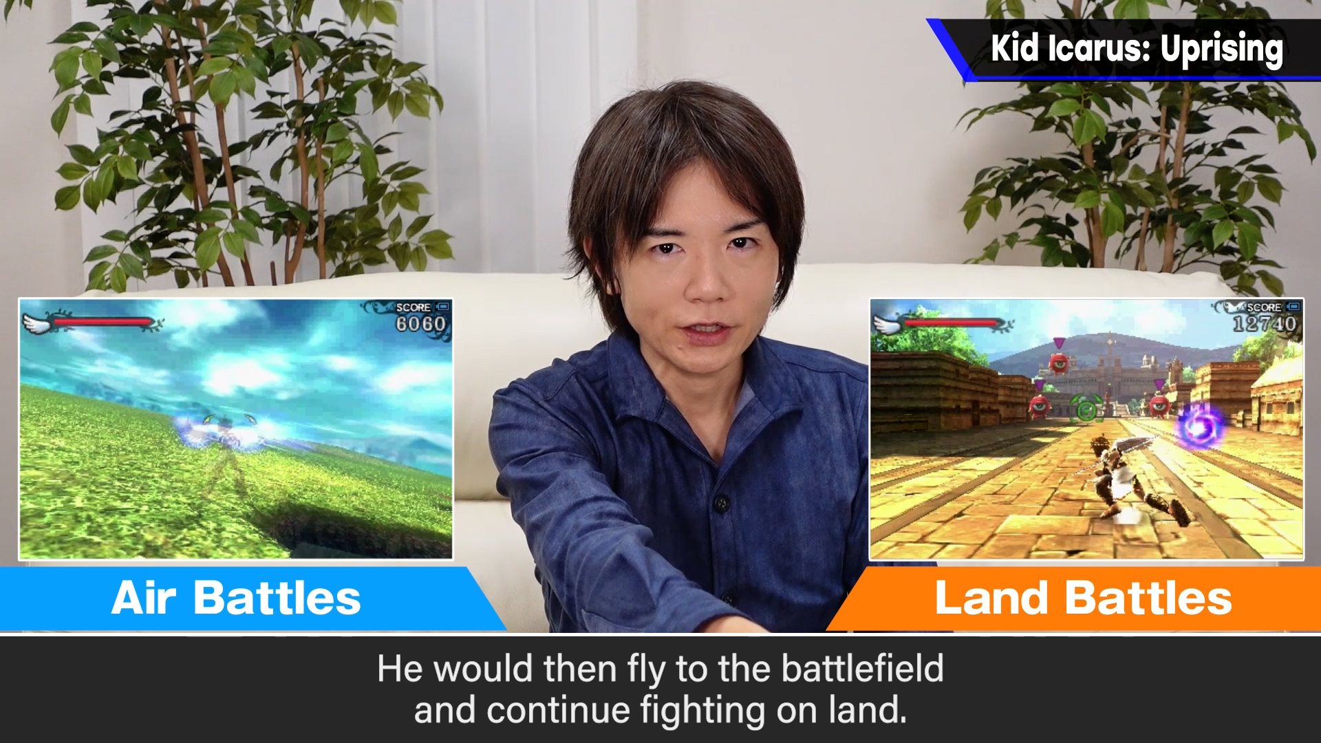 Akfamilyhome on Twitter: "Sakurai: "I'm allowed to use this Kid Icarus Uprising footage on my ...