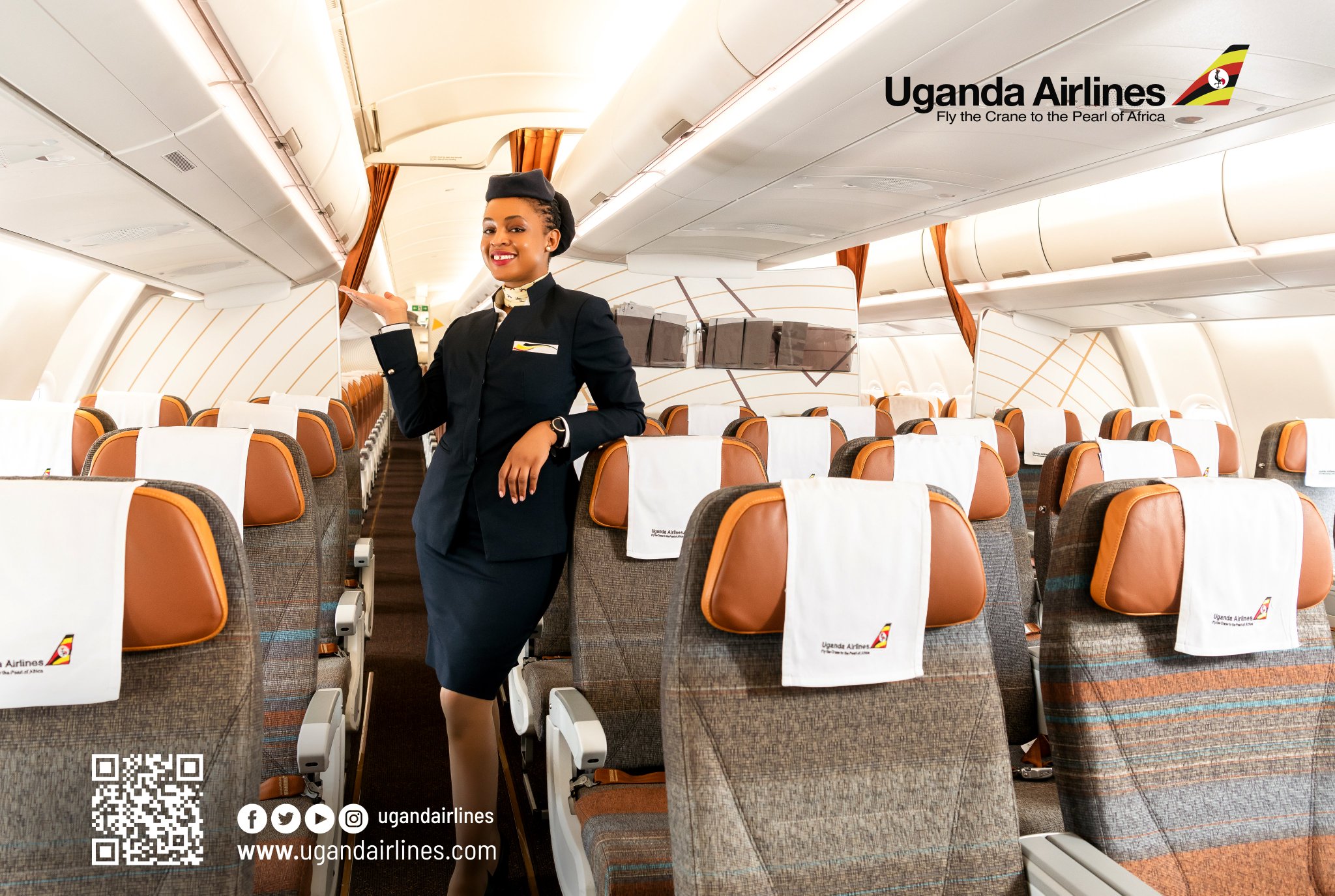 Uganda Airlines on Twitter: "Welcome aboard! Experience the ultimate in comfort and luxury with ...