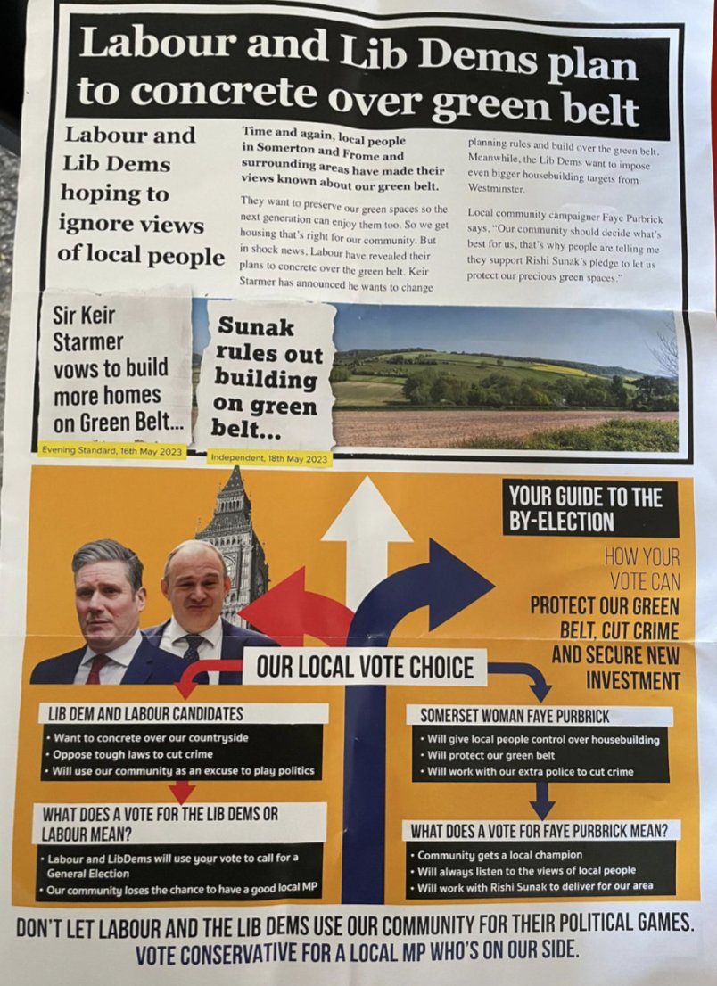 Cllr Freddie Hoareau On Twitter Awful Stuff From The Tories In Somerton And Frome Byelection