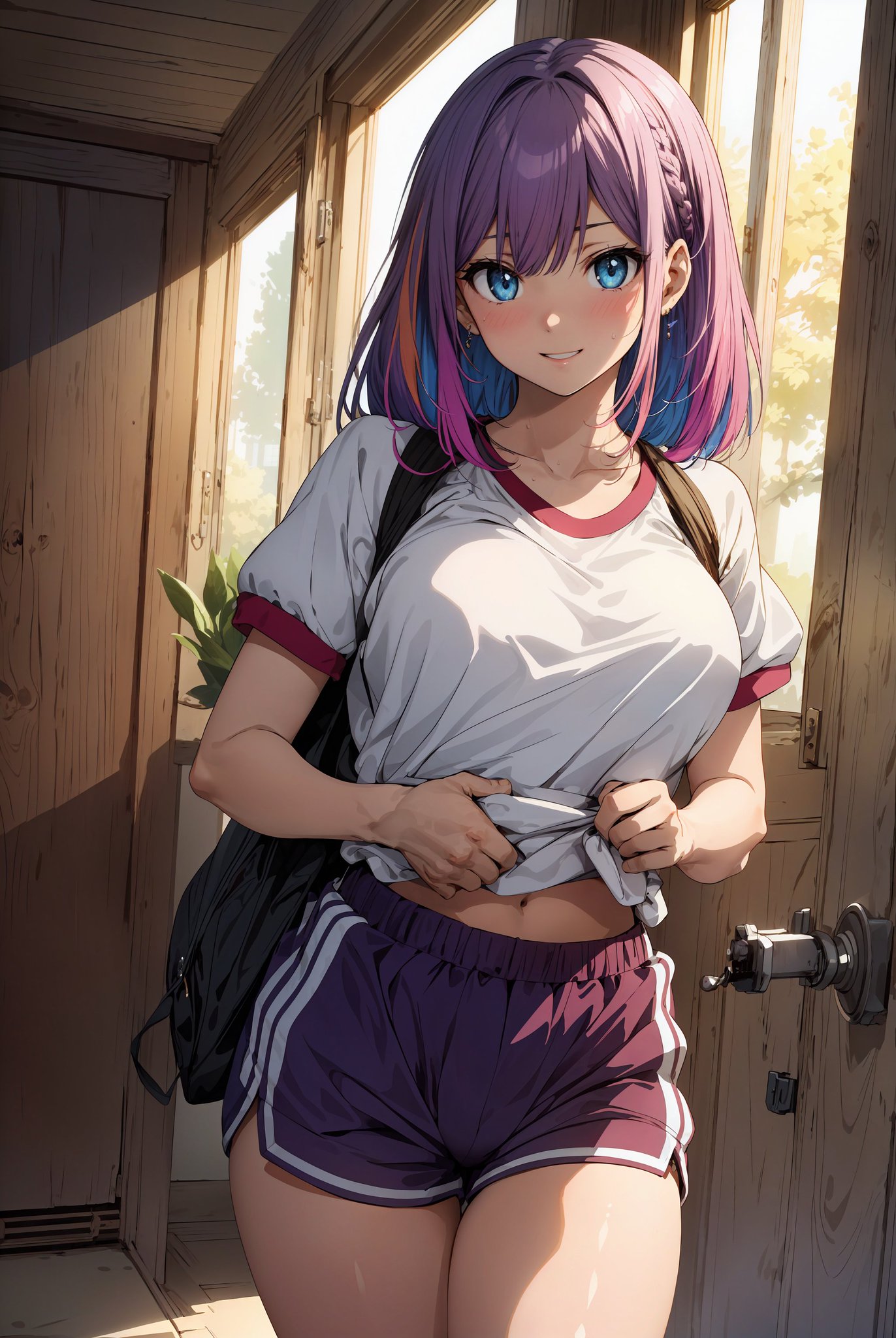 山吹紫御/Shion on Twitter: "体育、終わりましたよ～！あつ～い😓 https://t.co/5TG2It4VoK" / Twitter