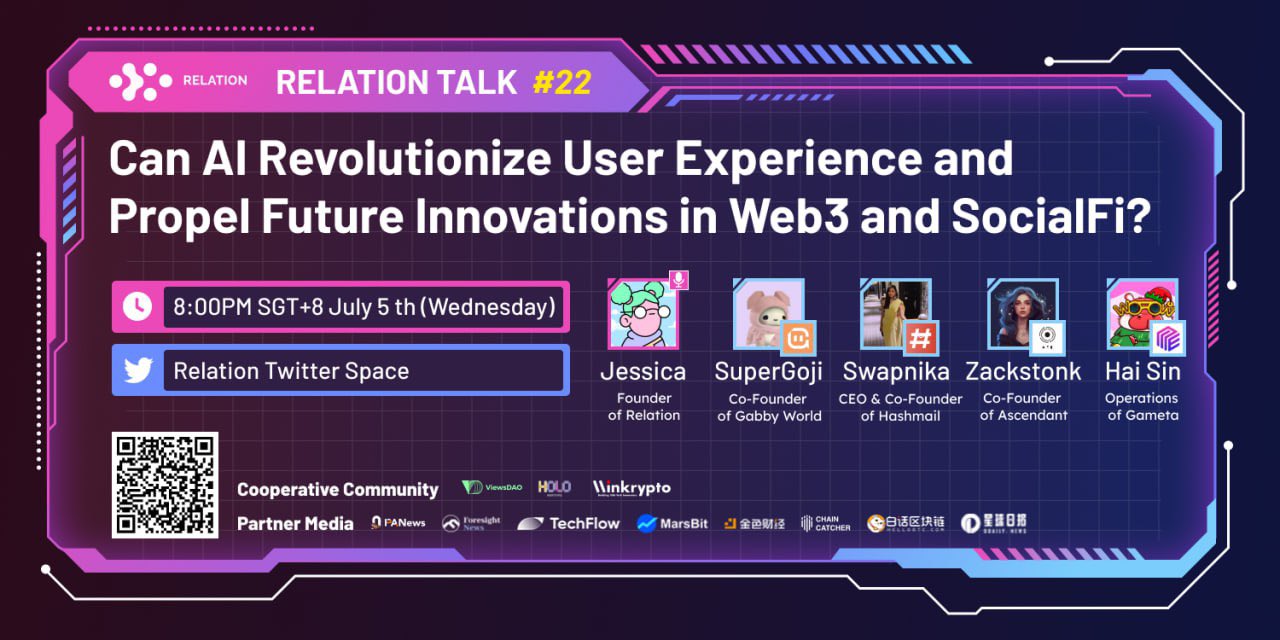 Relation on Twitter: "Relation Talk#22 - Can AI Revolutionize User Experience and Propel Future ...