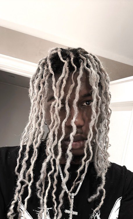 White Dye Dreadlocks