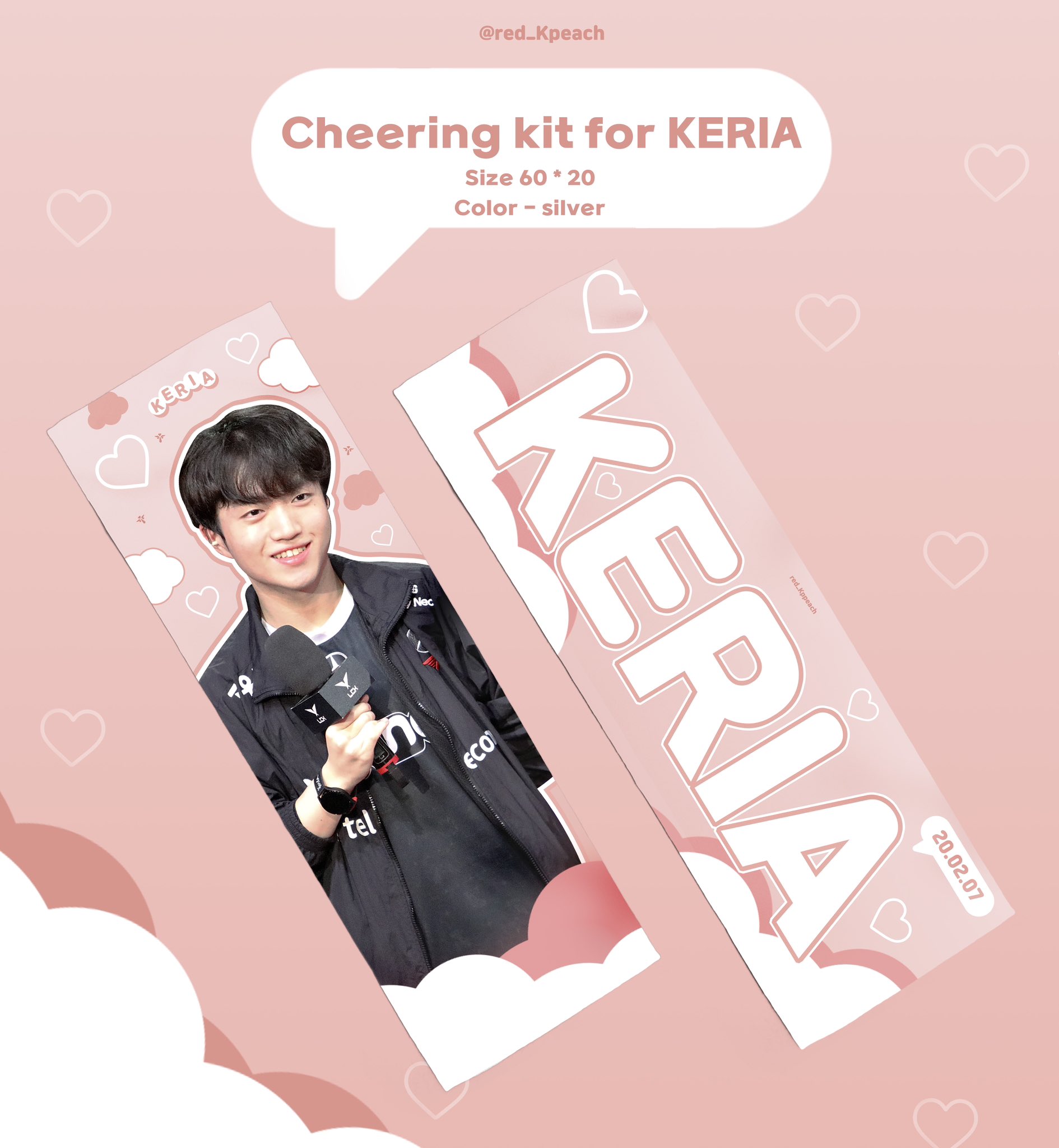볼빨간케숭아 on Twitter: "🐶Cheering kit for KERIA🐶 🤍폼일정: 23. 07. 06 20시~ 🤍입금폼: https://t.co/WBDAM47uMf ...
