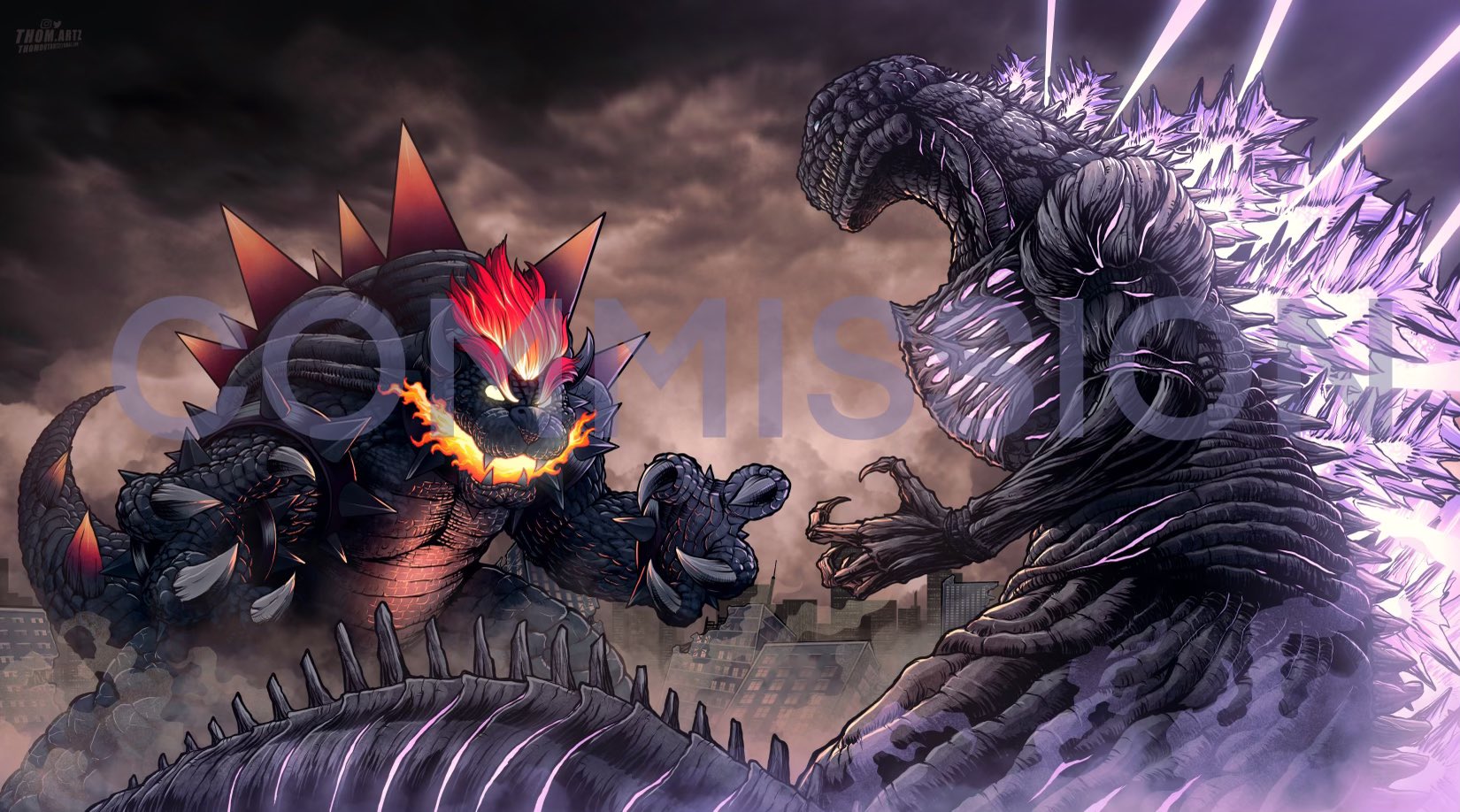 Godzilla Contra Bowser