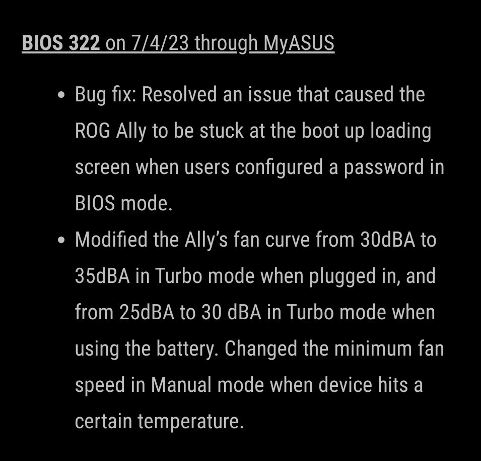 ASUS ROG Ally Gaming on Twitter: "Have been hard at work recording videos so here's today's big ...