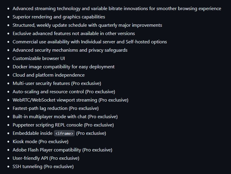 HackGit on Twitter: "BrowserBoxPro The internet. But unrestricted. And secure. Remote browser ...