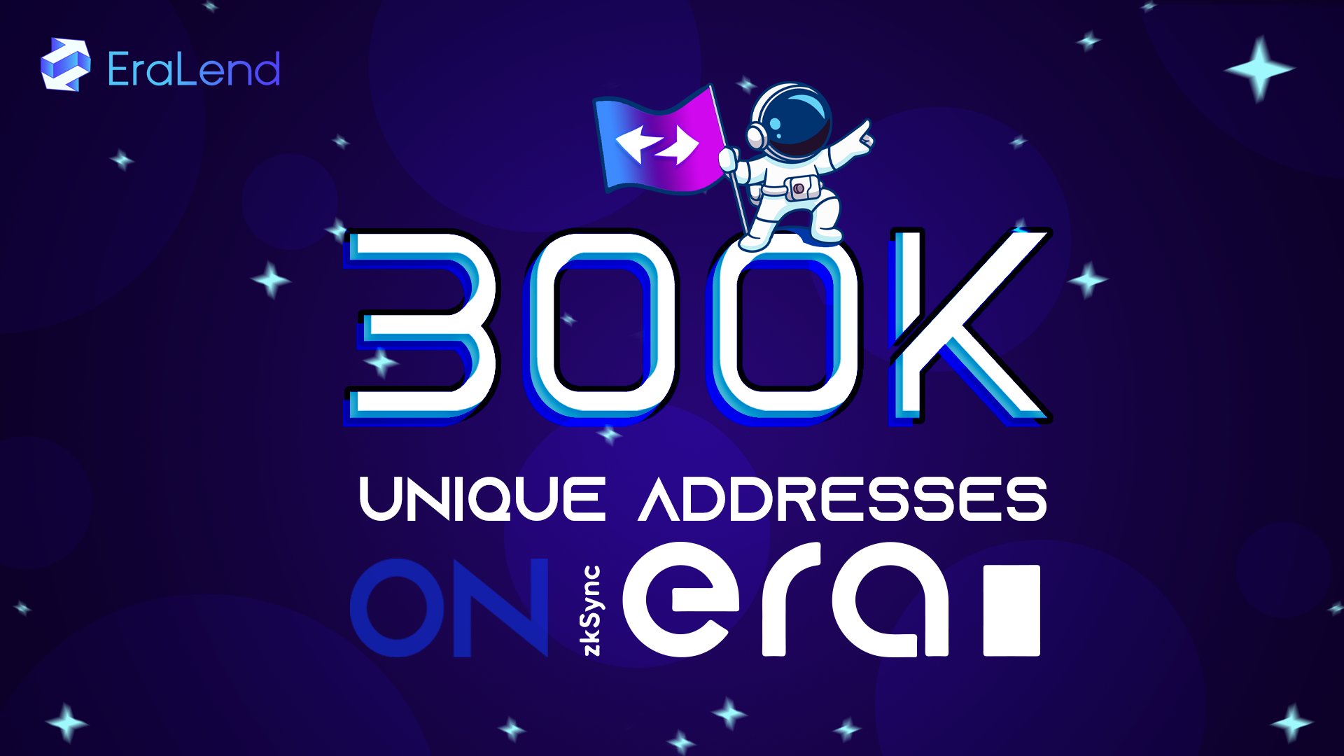 EraLend | The 1st Lending Protocol on zkSync🥇 on Twitter: "🚀Rocketing past 307K unique addresses ...