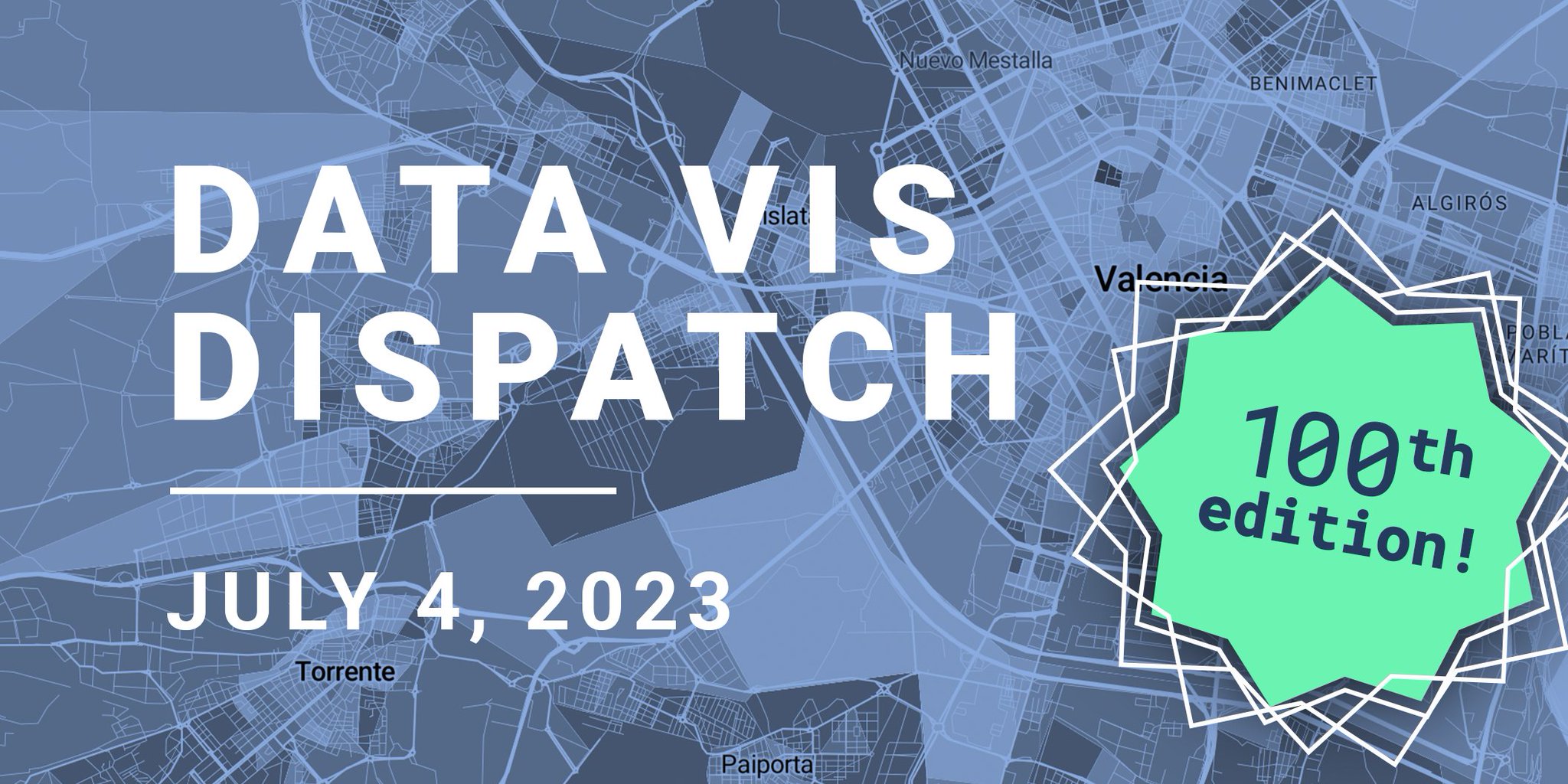 Datawrapper on Twitter: "It's the 100th Data Vis Dispatch! We're celebrating just the way we ...