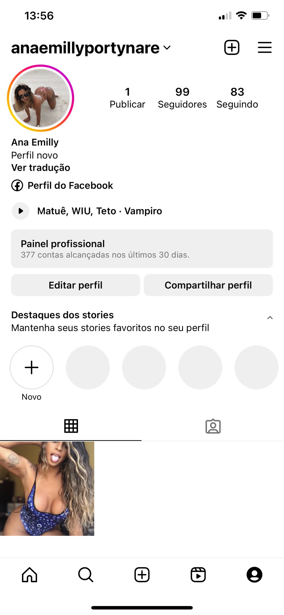 Emilly portynare on Twitter: "Olá meus amores seguem lá meu novo Instagram (Hello my loves ...