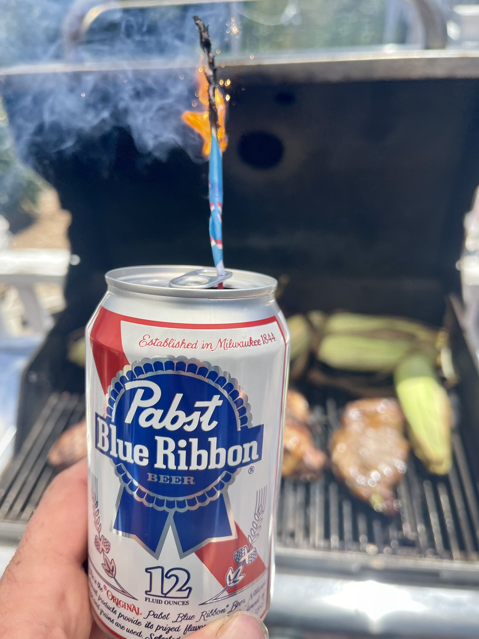 Crushed Pbr Can
