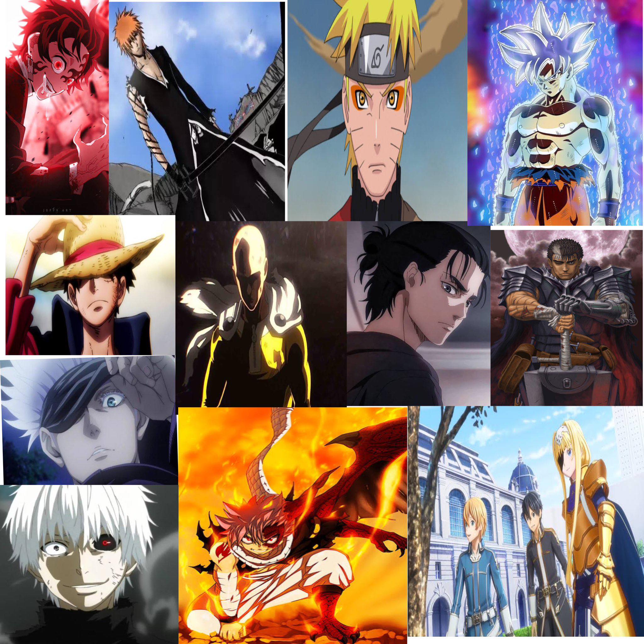 Most Badass Anime Characters