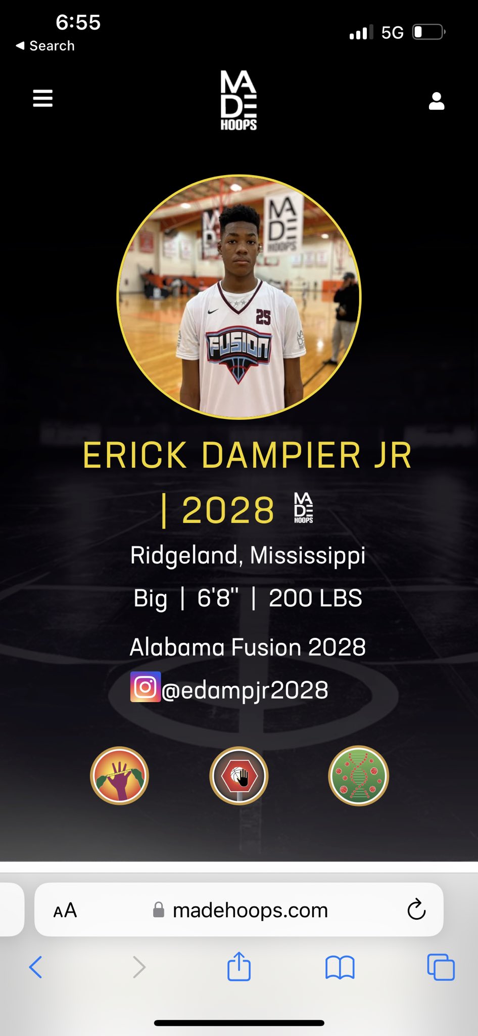 Erick Dampier Jr (@edampjr25) / Twitter