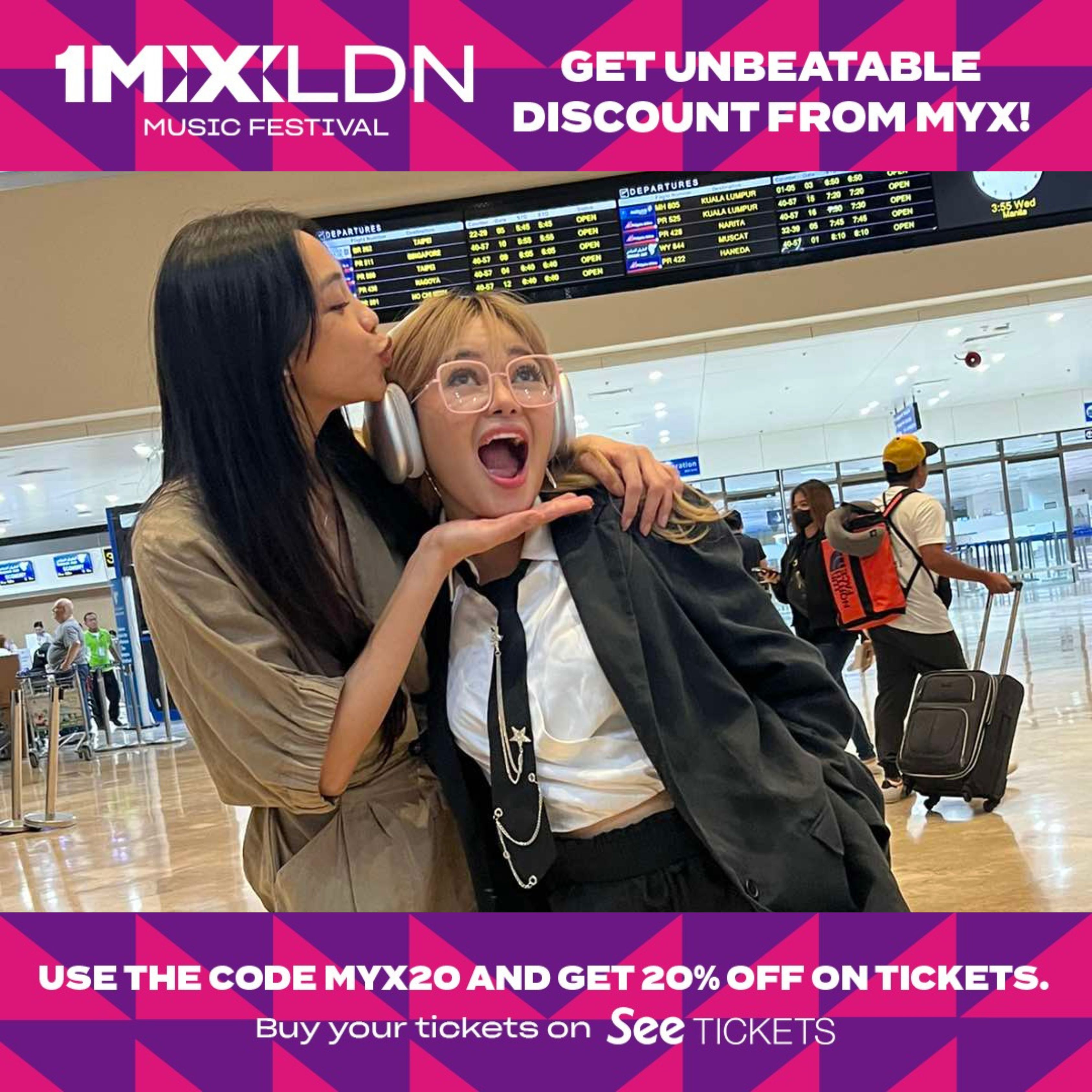 MYX Global on Twitter: "Janine and @maymayentrata07 are on their way to 🇬🇧 Few more sleeps till ...