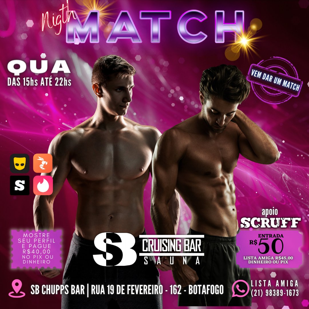 SB Cruising Bar Sauna on Twitter: "SORTEIOOOO FOTO OFICIAL Que tal uma entrada VIP pra SB hoje ...