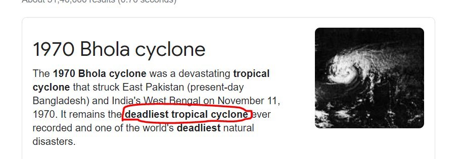 Tropical Cyclone Bhola